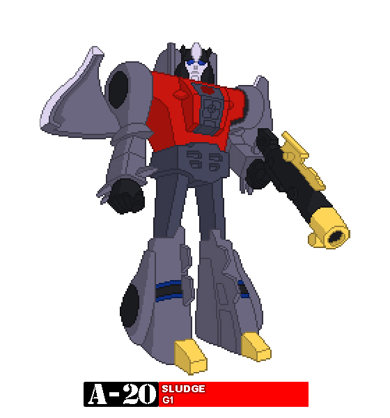77 Sludge – Transformers Pixel Art & GANIRON BEAT'EM UP