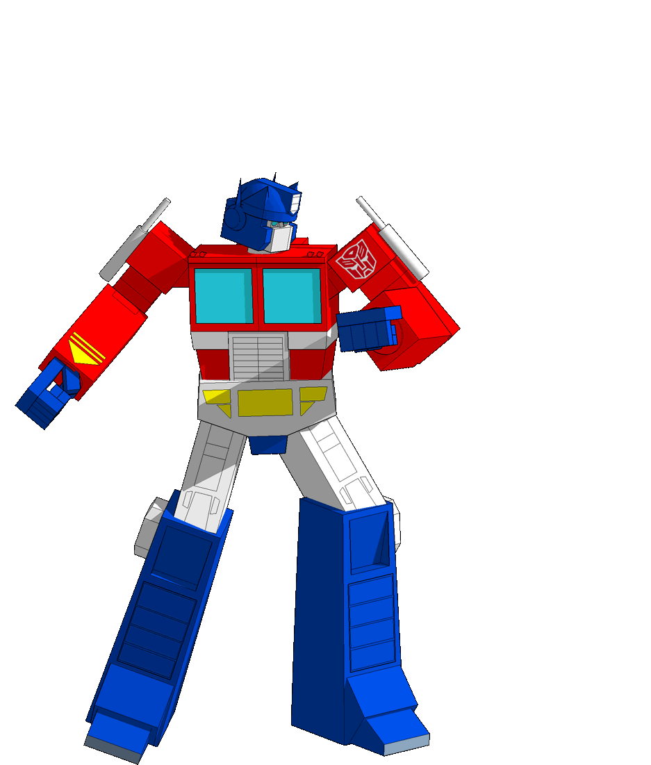 A01.40 Optimus – Jump & Jump Attack – Transformers Pixel Art & GANIRON ...