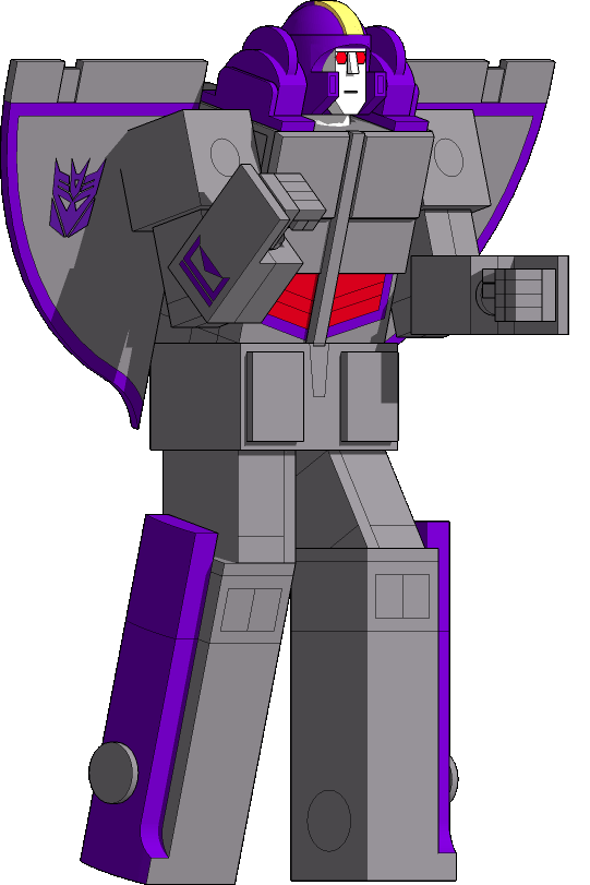 D25.1 Astrotrain – Standing – Transformers Pixel Art & GANIRON BEAT'EM UP