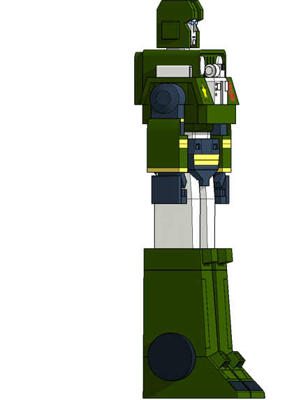 A10.1 Hound – Transformation – Transformers Pixel Art & GANIRON BEAT'EM UP